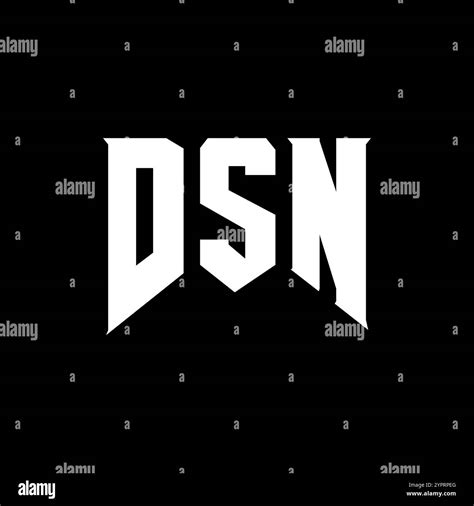 Dsn Letter Logo Design For Technology Company Dsn Logo Design Black