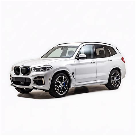Premium Ai Image Car Isolated On White Background Bmw X3 White Car