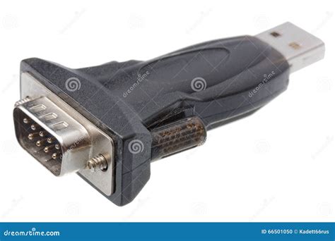 USB To RS232 Converter Stock Photo Image Of Port Connector 66501050