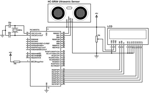 Interfacing Pic16f877a With Hc Sr04 Ultrasonic Sensor Ccs C