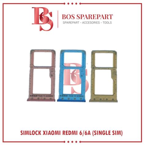 Simlock Xiaomi Redmi A Single Sim Simtray Tempat Kartu Lazada Indonesia