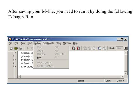 Ppt How To Use Matlab Using M Files Powerpoint Presentation Free
