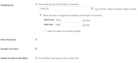 How To Add Table Of Contents In Wordpress