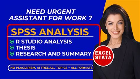 Do Data Cleaning Visualization Analysis Reporting By Spss Analysis R