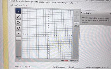 Solved Sketch The Graph Of Each Quadratic Function And