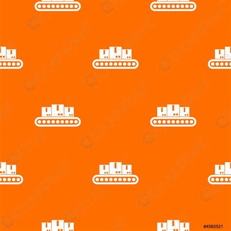 Belt Conveyor With Load Pattern Seamless Stock Vector 4583521 Crushpixel