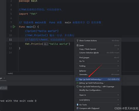 【go】使用goland创建第一个go项目