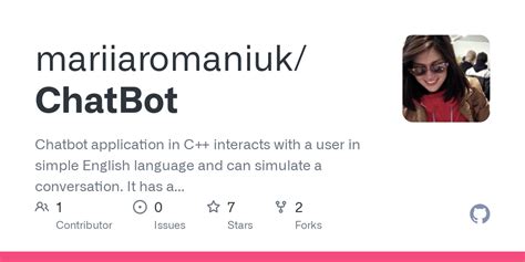 GitHub Mariiaromaniuk ChatBot Chatbot Application In C Interacts With A User In Simple