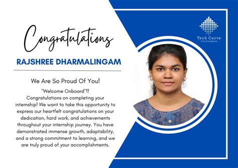 Tech Curve Ai And Innovations On Linkedin Internship Success Welcomeonboard