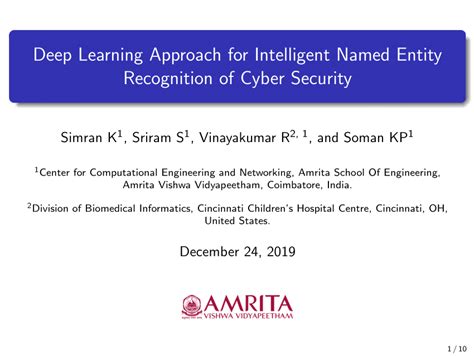 Pdf Deep Learning Approach For Intelligent Named Entity Recognition