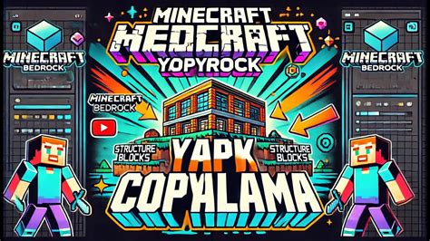 Minecraft Bedrock Structure Block Ile Yapı Kopyalama Youtube