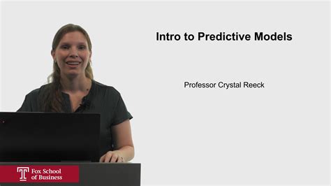 Intro To Predictive Models Video Vault