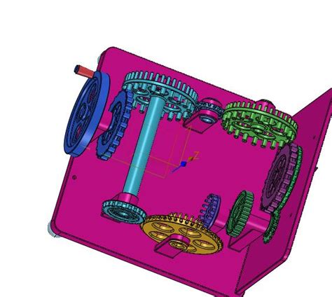 手摇时钟钟表机械模拟器step 模型图纸下载 懒石网