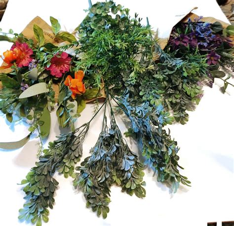 Greenery And Floral Craft Supply Box Includes 6 Different Pieces Order