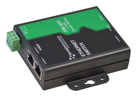 Port Industrial Fast Ethernet Switch Brainboxes CPC