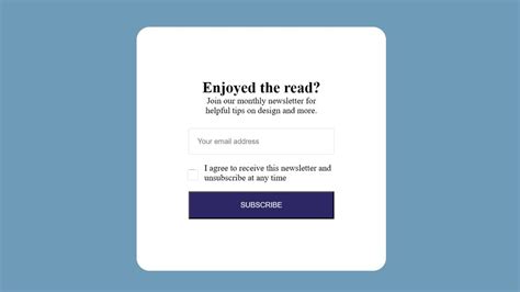 How To Create A Subscribe Popup With Html Css And Javascript Youtube
