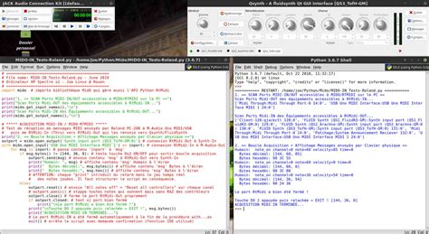 Scripts Midi In Avec Python Mido Et Rtmidi 56 Linux ♥ Rouen ♥
