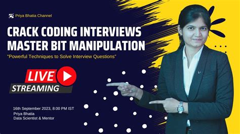 Crack Coding Interviews Master Bit Manipulation Youtube