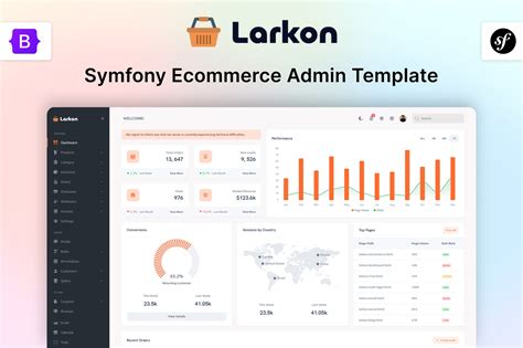 Symfony 7 Ecommerce Management Admin Larkon