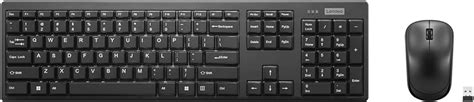 Amazon Com Lenovo 100 Wireless Keyboard And Mouse Combo Cordless Set With Spill Resistant