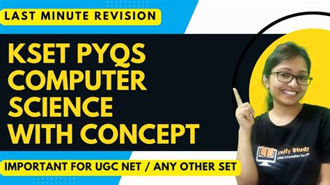 Kset Pyqs Cs Series Day 1 Kset Previous Years Solution With Concept Computer Science Youtube