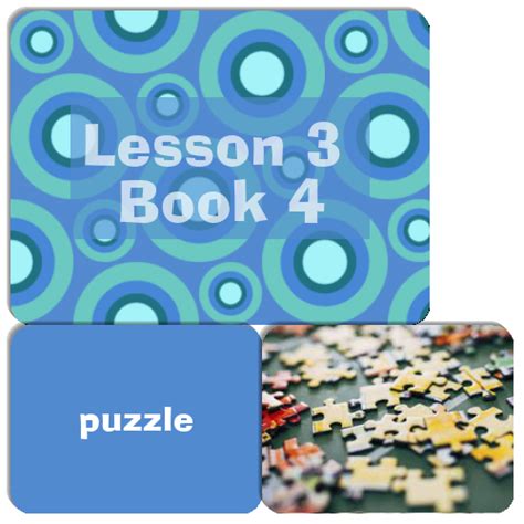 Lesson 3 Book 4 Match The Memory