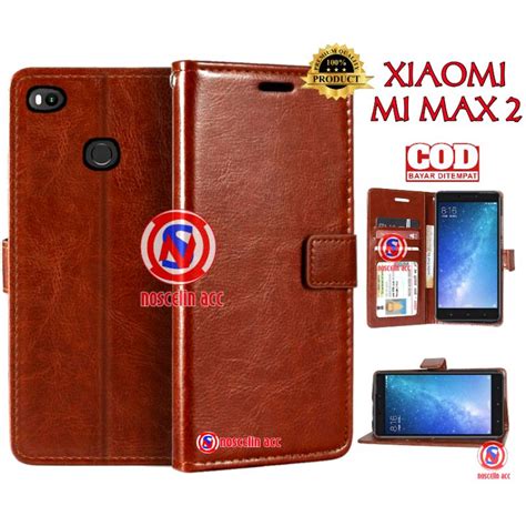 Jual Xiaomi Mi Max Flip Cover Wallet Sarung Dompet Hp Xiaomi Mi Max Case Premium Kesing Hp
