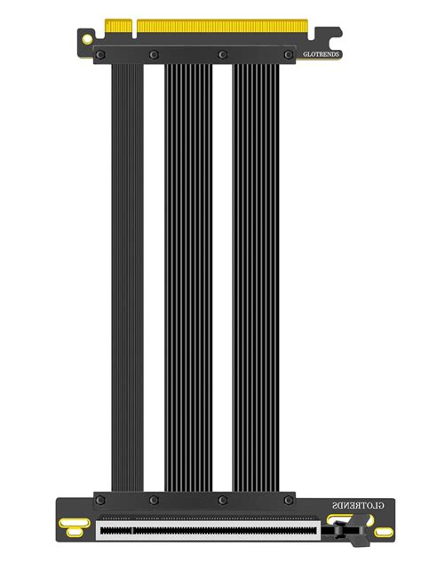 Glotrends 150mm Pcie 5 0 Riser Cable For Rtx5090 Rtx4090 Rx9070 Rx7900 Compatible