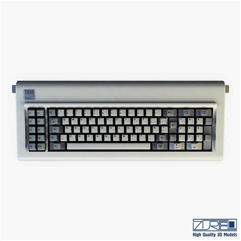 Ibm 5150 Keyboard 3d Model By Zurel