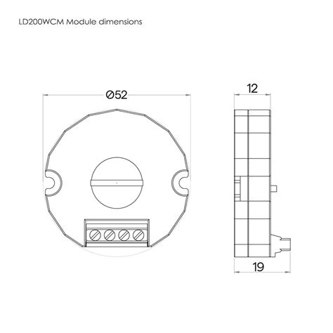 Casambi Ld220wcm Compact Bluetooth Phase Cut Trailing Edge Dimming Wireless Control Unit With