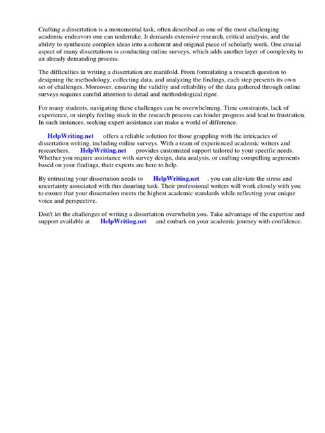 Dissertation Online Survey Pdf Survey Methodology Sampling Dissertation Online Survey Pdf Survey Methodology Sampling