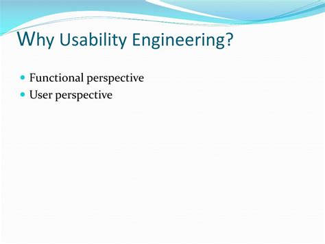 Ppt Usability Engineering And Its Role In Software Industry Powerpoint Presentation Id1823543