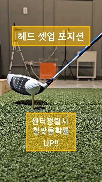 드라이버 헤드 정렬하는방법 Shorts 드라이버잘치는방법 드라이버레슨 Youtube