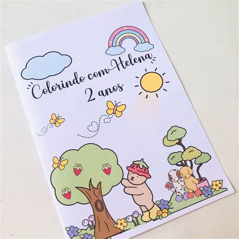 Lembrança 40 Kits Colorir Bobbie Goods Modelo 2 Elo7