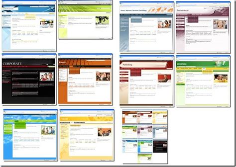 Sharepoint El Otro Blog 10 New Free Sharepoint Themes