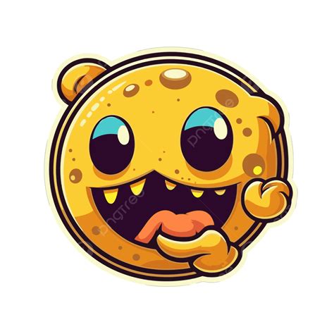 입이 있는 귀여운 몬스터 로고 디자인 벡터 팩맨 상표 만화 Png 일러스트 및 벡터 에 대한 무료 다운로드 Pngtree