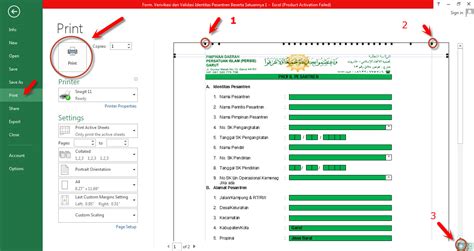 Cara Print Yang Benar Di Ms Excel Agar Halaman Tidak Terpotong Panduan Ms Office
