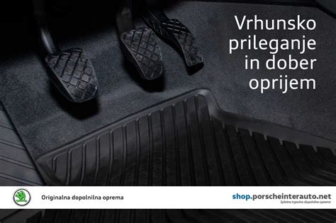 Originalni gumijasti tepih/predpražnik za Škoda Fabia II Combi (2007 ...