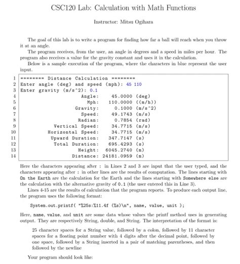 Program To Calculate Using Math Functions In Java Language