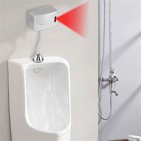 Buy Sensor Urinal Valve Bathroom Toilet Touchless Automatic Sensor Urinal Flush Valve Wall Ed