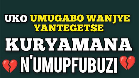 Uko Naswewe Numupfubuzi Mbitegetswe Numugabo Wanjye💔 Ikinamico