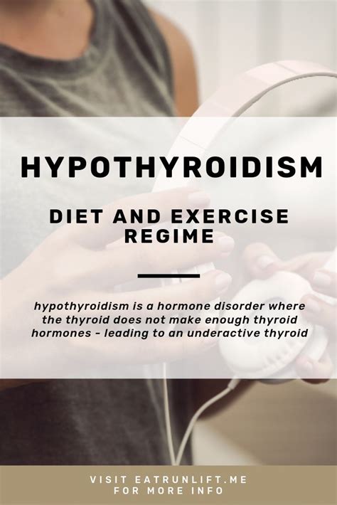 Hypothyroidism Diet Exercise Regime Artofit