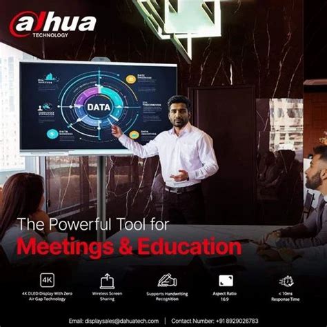 Dahua Ifp 4k Meeting And Education 65 75 8698 At Best Price In Raipur Id 2854295655830