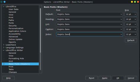 Change Default Font In Writer English Ask LibreOffice