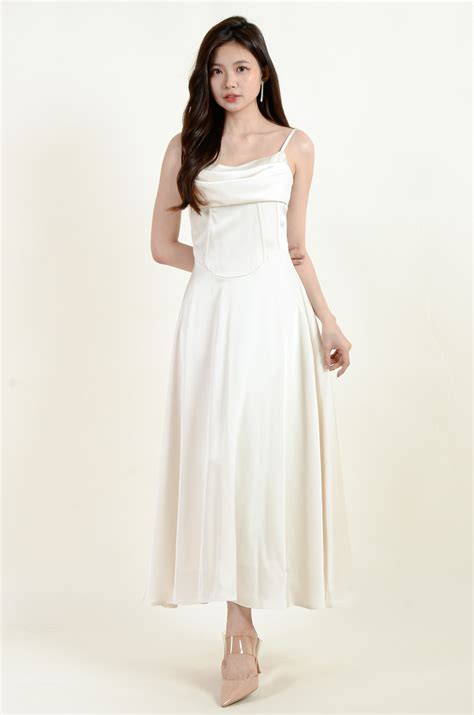 Dress Haley Corset Ruched Maxi Dress By Kei Mag