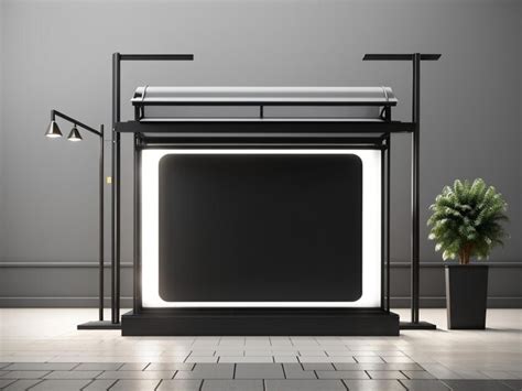 Premium Ai Image Versatile Barrier Blank Black Tube Caf Barrier Shop