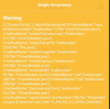 Android Permission To Open Camera Denied SDK React Native Project Stack Overflow
