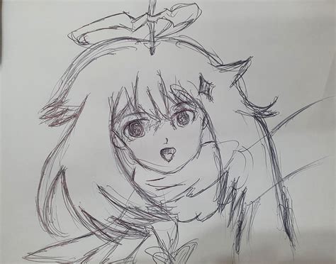 Got Bored In My Class Drew Yandere Paimon Rgenshinimpact