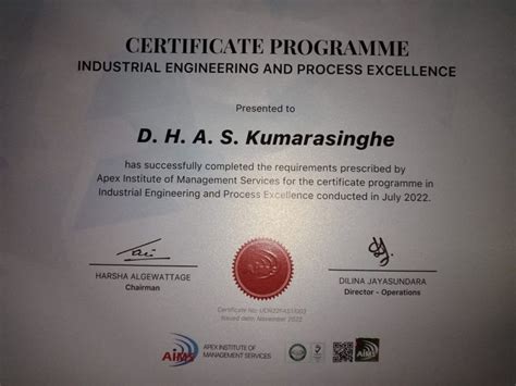 Avishka Sineth On Linkedin Im Happy To Share That Ive Obtained A New