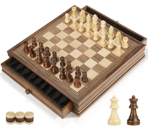 Peradix Magnetic Wooden Chess Set 32 5 X 32 5 Cm Chess Board Gam